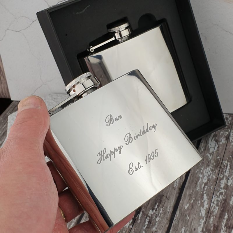 Personalised Hip Flasks UK | Free Engraving & Swift UK Delivery